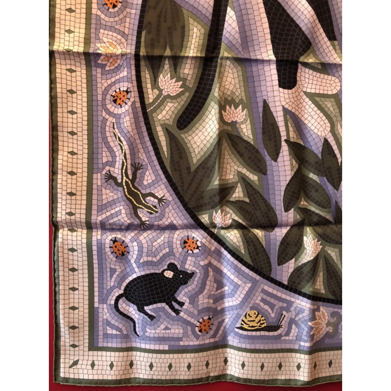 Carré foulard Hermès Cave Felem